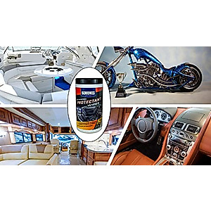 Simoniz New Car Scent Advanced UV Protectant Wipes Wipes – Interior Protectant or Most Surfaces -  Plastic, Rubber, Vinyl Dashboards, Seats, Doors & Tires -Great for Cars, Trucks, SUVs, Boats 50 Count