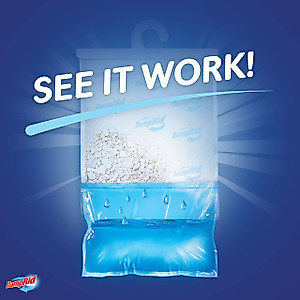 DampRid Fresh Scent Hanging Moisture Absorber, 16 oz., 3 Pack - Eliminates Musty Odors for Fresher, Cleaner Air, Ideal Moisture Absorbers for Closet, 14% More Moisture Absorbing Power*