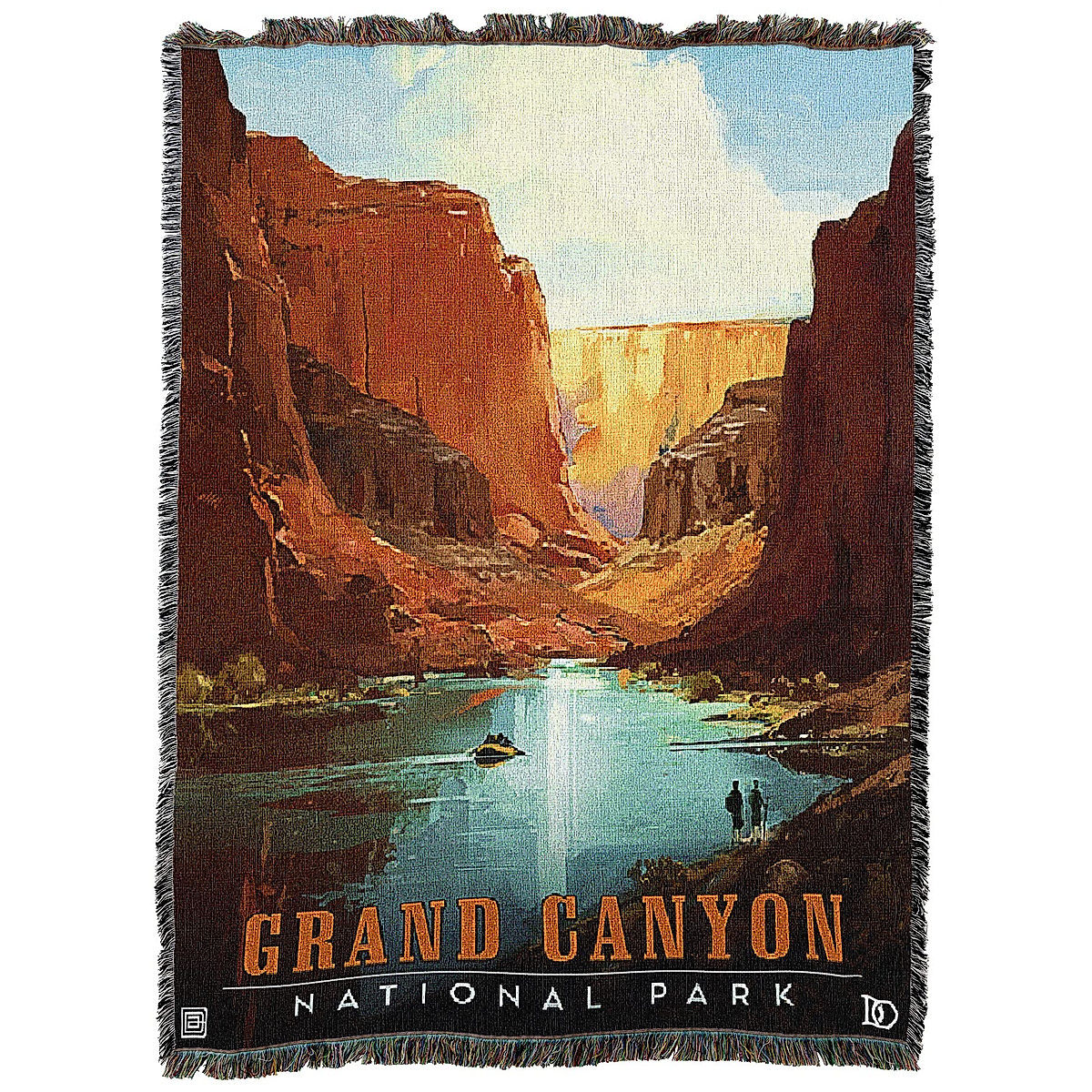 Pure Country Weavers Grand Canyon National Park Blanket by David Owens - Anderson Design Group Inc - Gift Tapestry Throw Woven from Cotton - Made in The USA (72x54)