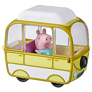 Peppa Pig Peppa's Adventures Little Campervan, Includes 3-inch Figure, Inspired by The TV Show, for Preschoolers Ages 3 and Up