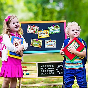 Outus Thinking of You School Postcards Motivational Inspiration Accents for Teachers to Send To Students, 9 Styles, 4 x 6 Inch Encouragement Notecards for Home School Classroom Preschool (45 Pieces)