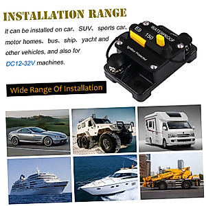 VICASKY Fuse Reset Circuit Breaker Waterproof Circuit Breaker Car Circuit Breaker 32v Circuit Breaker 100a Audio Fuse Yacht Circuit Breaker