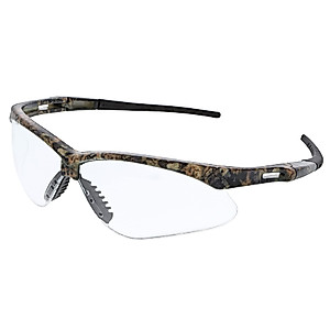 MCR Safety Memphis Series MOMP110AF Safety Glasses, Eye Protection, Mossy Oak Frame, Clear UV-AF Anti-Fog Lens