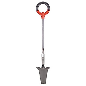 Radius Garden 23311 Root Slayer Perennial Shovel, Red