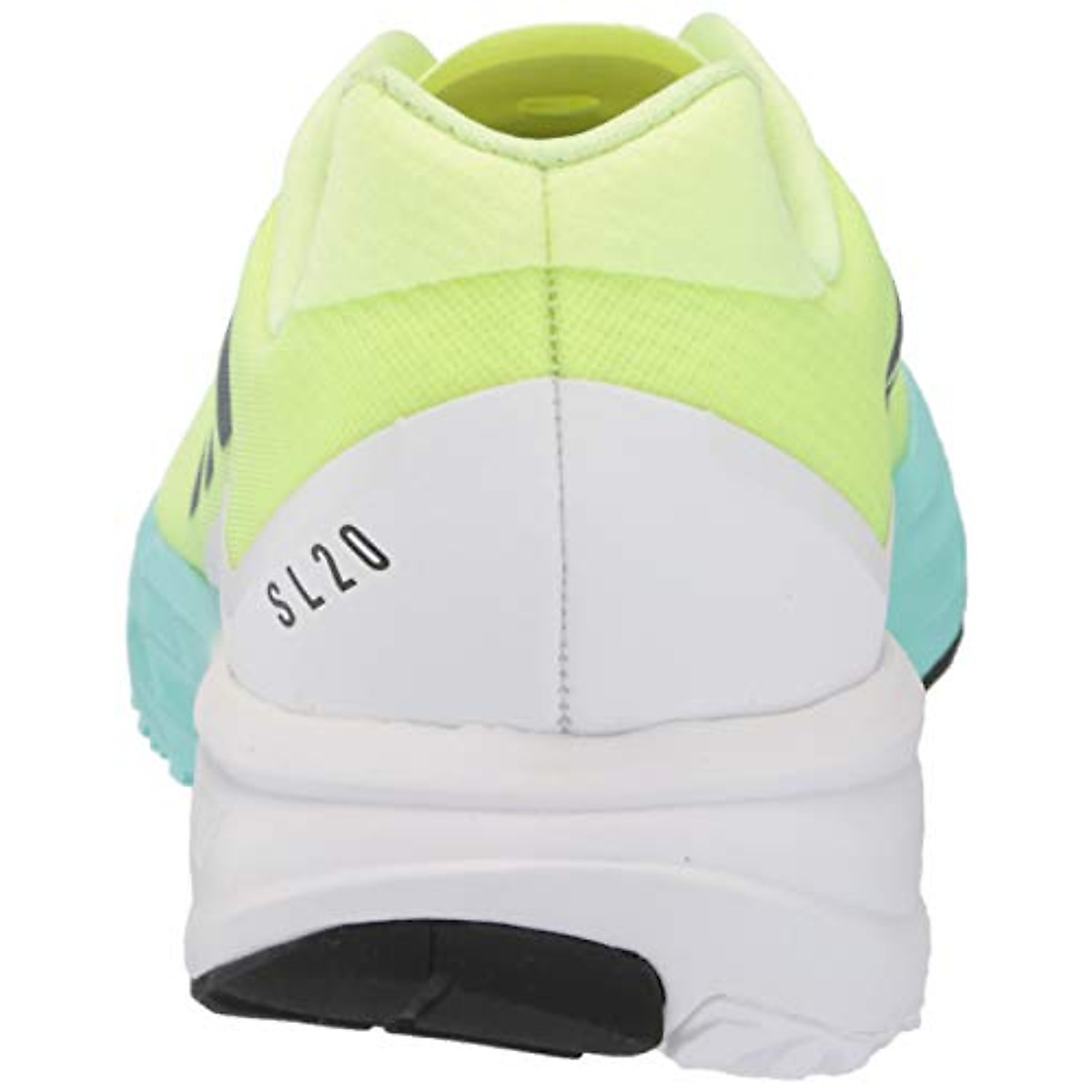 adidas Women's SL20 Running Shoe, Yellow/Crew Navy/Aqua, 12