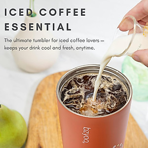 bzyoo SUP Double Wall Vacuum Insulated Tumbler with Straw and Lid Stainless Steel Water Bottle Travel Mug Cup, Mother's Day Gift Perfect For Ice Coffee or Tea (710ml) Color: Blue Swirl