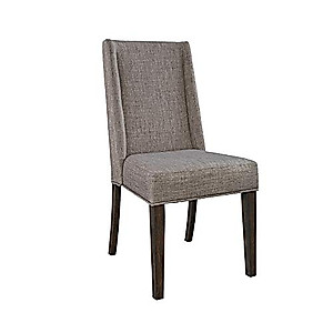 Liberty Furniture Industries Double Bridge Opt 5 Piece Trestle Table Set, W36 x D96 x H30, Dark Brown