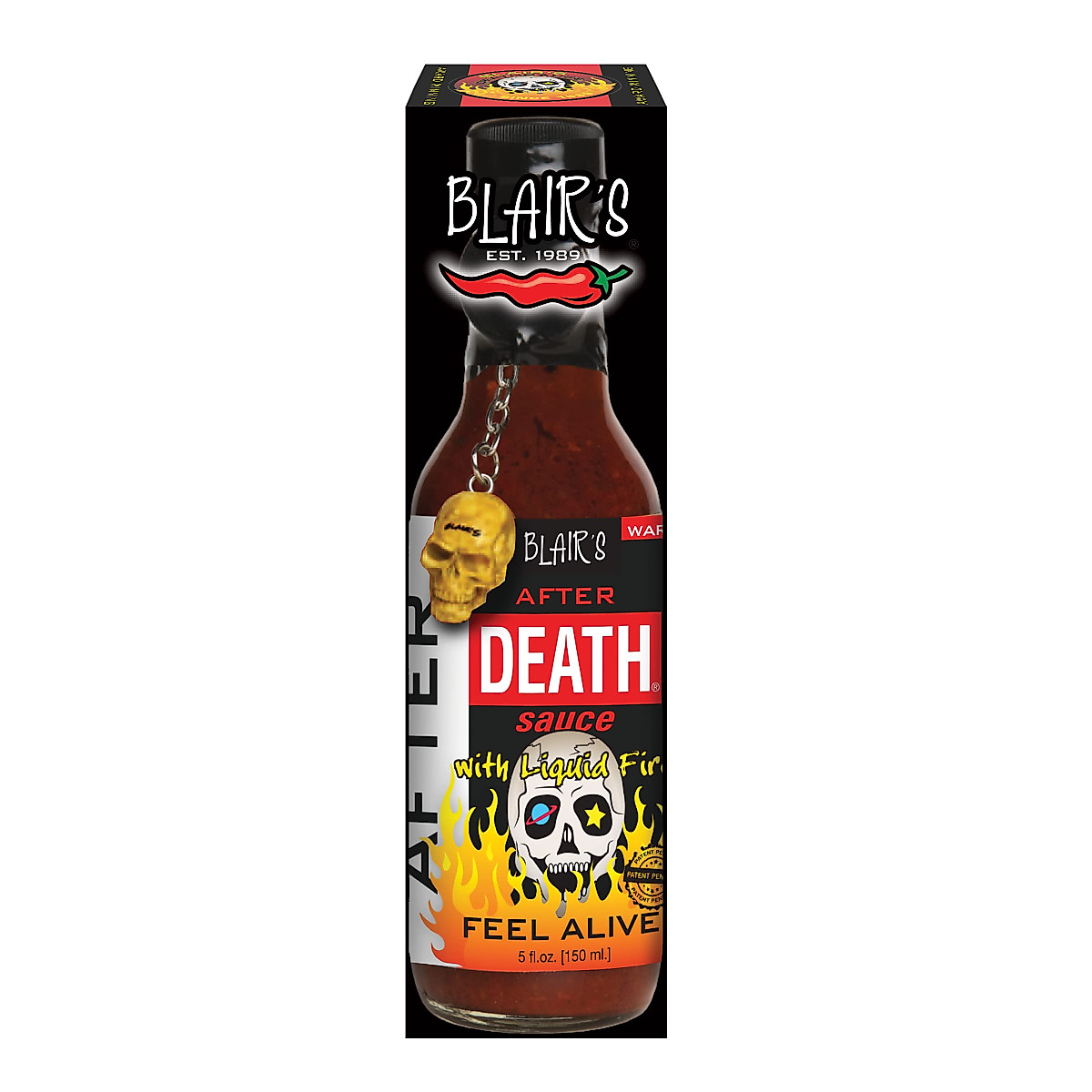 After Death Sauce with Liquid Rage and Skull Key Chain