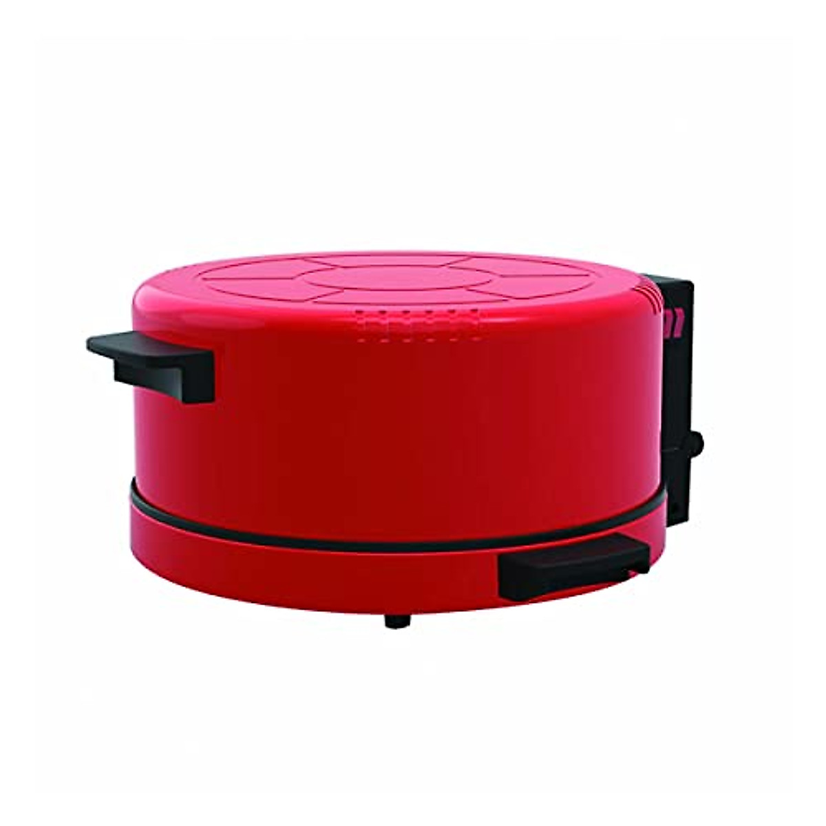Pizza Maker - Electric Nonstick Boiler - Countertop Pizza & Quesadilla Oven, Pita Bread, Cookware, Red Pizza Maker