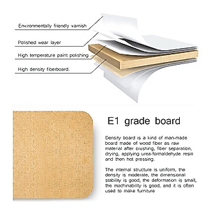 LSRY Home Dining Table, Conference Table, Modern Meeting Table, Reception Table, Round Training Seminar Table, Boardroom Desk, Compact Coffee Sofa Seat Office Lounge, Children Table for Crafts (Color