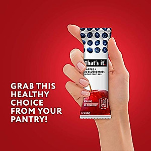 That's it. Variety Pack 100% Natural Real Fruit Bar, Best High Fiber Vegan, Gluten Free Healthy Snack, Paleo for Children & Adults, Non GMO No Added Sugar, No Preservatives Energy Food (12 Pack)