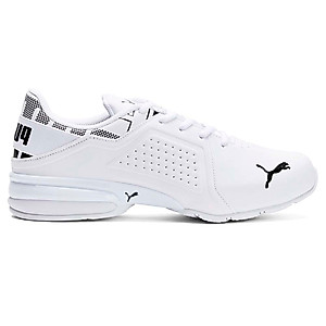Puma Mens Viz Runner Repeat Wide Running Sneakers Shoes - White - Size 10.5 M