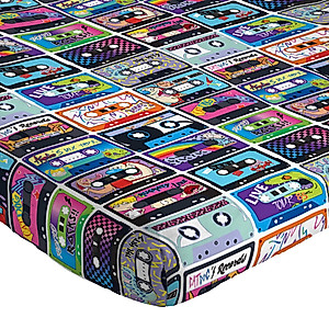 Nickelodeon Splat/Nick 90's Mix Tape Super Soft 3 Piece Twin Sheet Set
