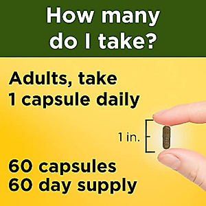 Nature Made Ashwagandha Capsules 125mg for Stress Support, 60 Capsules, 60 Day Supply