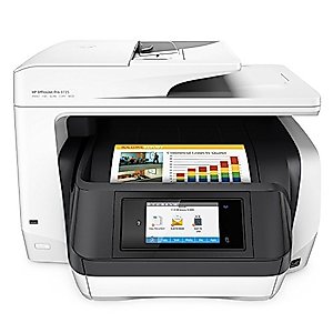 HP OfficeJet Pro 8725 All-in-One Printer, Scan, Copy, Fax with Built-in Ethernet, K7S35A (Renewed)