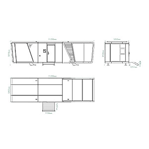 Perfect Prefab House to Live in, Portable Tiny Homes for Couples, Prefabricated Container House for Adults Living with Modular Home, Foldable Mobile Home with Perfect Steel Frame
