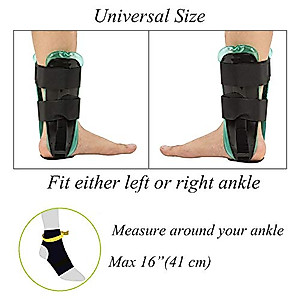 Medibot Air Gel Ankle Stirrup Brace Support Provide Stability and Cold Compress(Gel & Air)