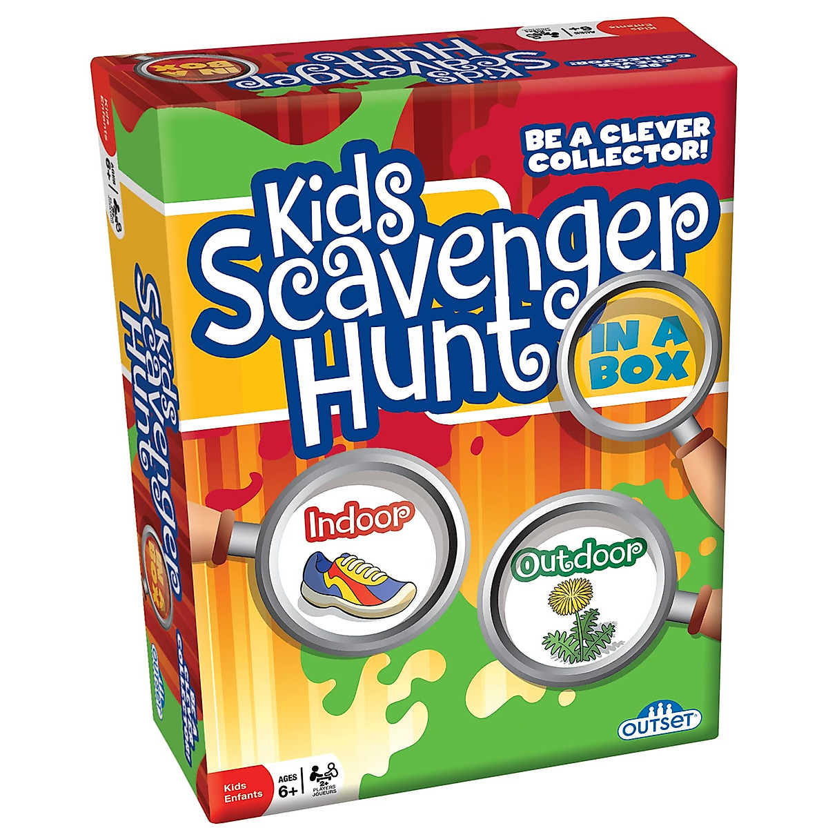 Kids Scavenger Hunt - Children's Game - Ages 6+ - Indoor and Outdoor Scavenger Hunt Game - Develops Gross Motor Skills - for 2 or More Players Individually or Team Play