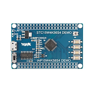 JESSINIE STC15W4K56S4 Core Board 51 Single Chip Microcomputer System Board STC15 Microcontrollers 1T Cycle Support Serial Port UART