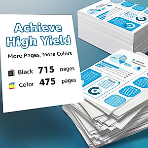 Palmtree Remanufactured 62XL Ink Cartridges Black and Color Replacement for HP 62XL Ink Cartridge Combo Pack for HP Ink 62 XL Work with HP Envy 7640 5660 7645 5540 OfficeJet 5740 8040 200 250 (2 Pack)