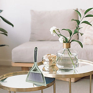 1 Set Set Broom Dustpan Combination Table Cleaning Broom Mini Broom Pet Cleaning Brush Reusable Cleaning Broom Desktop Dustpan Household Table Broom Home Accessory Clean Dust Pan