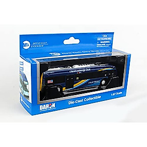 Daron MTA PROTERA Hybrid 1/87 Electric Bus, Blue