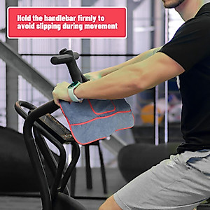 Gofeel Peloton Handlebar Towel, Super-absorbent Anti-Slippery Spin Towel, Quick-drying to Keep Your Handlebar and Face Always Dry for Peloton Spin Bike (Navy)