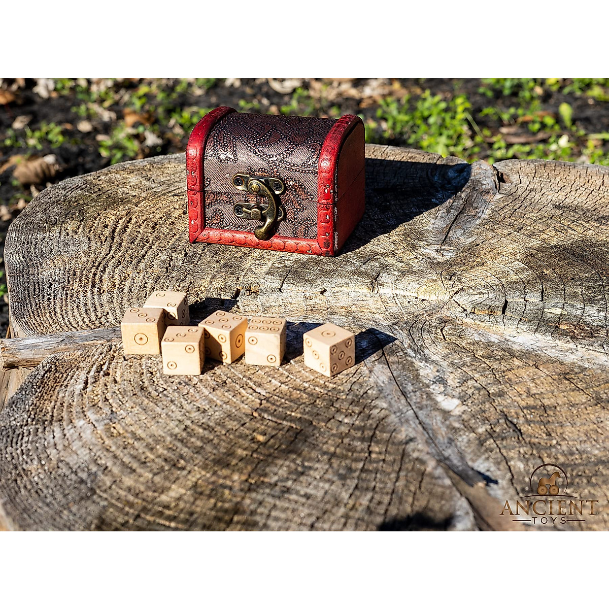 Ancient Toys Viking Dice from A Fast-paced Bluffing Game Similar to Liar’s Dice, Mia, Dudo and Perudo. Great Party Game That is Fun and Easy to Learn!…