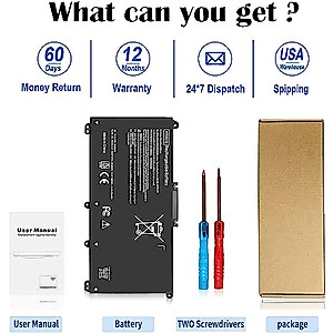 HT03XL L11119-855 Laptop Battery for HP Pavilion 14-CE 14-CF 14-DF 15-CS 15-DA 15-DB 15-DW 17-by 17-CA Series 15-CS0053CL 15-DW0033NR 15-DA0014DX L11421-542 L11421-2C2 HSTNN-UB7J HSTNN-DB8R HT03041XL