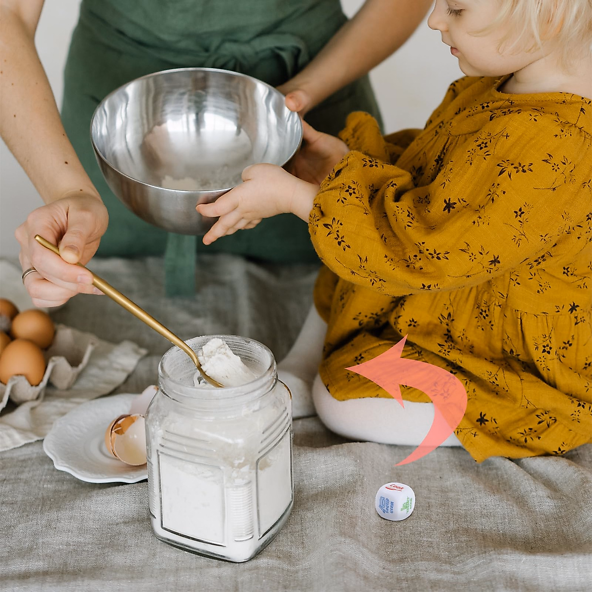 NUOBESTY 1 Set of Novelty Dice Game Dice Housework Dice Dice for Couple