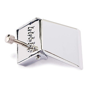 HEALLILY 5 String Banjo Tailpiece Chrome Plated Replacement Accessory