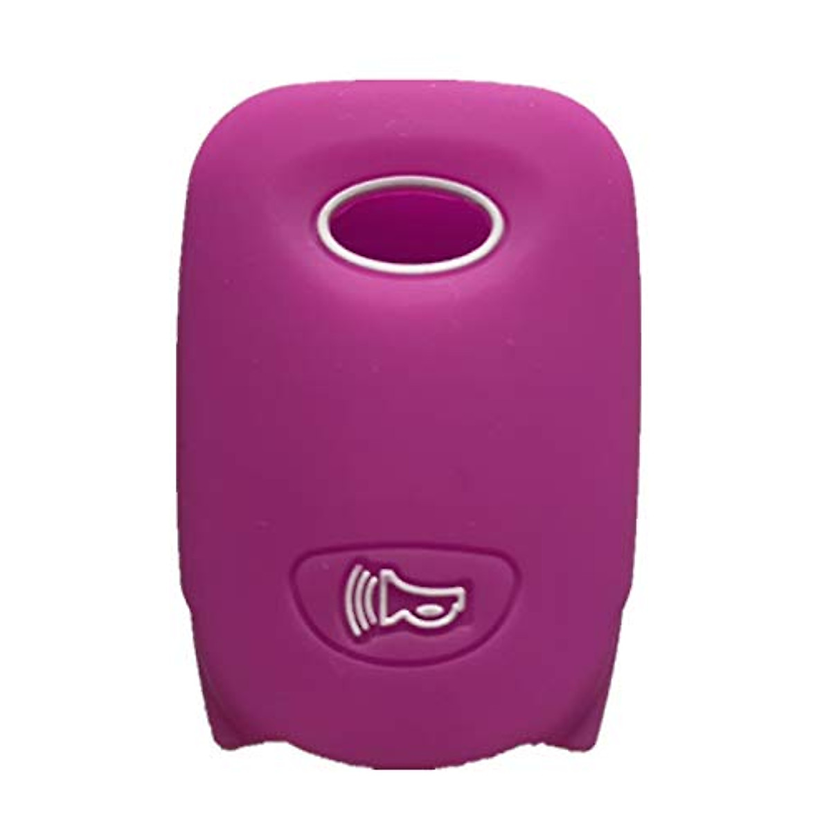 Rpkey Silicone Keyless Entry Remote Control Key Fob Cover Case protector Replacement Fit For Hyundai Accent Elantra Sonata Kia Optima Rondo Spectra 95430-2G202 95430-3X500 95430-3K200 (Violet)
