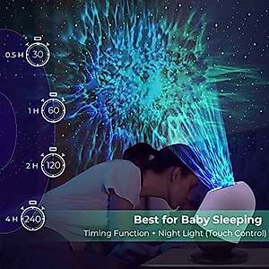 Star Projector Galaxy Projector Night Light Projector, Remote Control Galaxy Lamp 12 Dynamic Nebula Effects Timer Galaxy Light for Kids Adults Gaming Room
