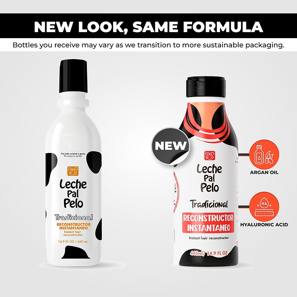 Leche Pal Pelo - Instant Hair Reconstructor Treatment with Soy, Wheat, Aloe and Avocado. Provides Intensive Hydration-14.9 Ounces. Tratamiento Reconstructor Con Soya, Trigo, Aguacate y Aloe