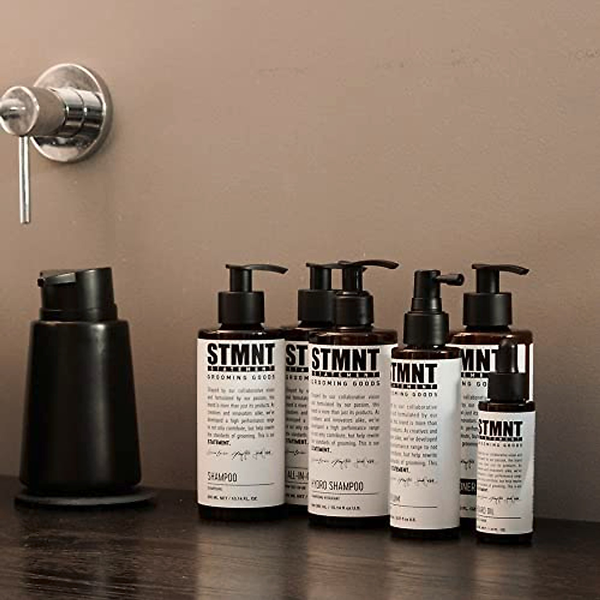 STMNT Grooming Goods Conditioner, 9.3 oz,Softens Hair,Restores Shine,Moisturizing Formula,Activated Charcoal & Menthol,All Hair Types