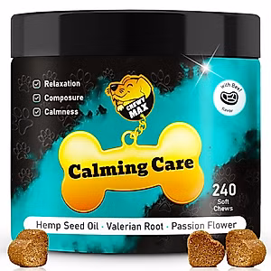 Dog Calming Chews | Calming Care for Dogs | Puppy Calming | Calm Chews for Dogs | Puppy Calming Chews | Calming Chews for Dogs | 240 Chews