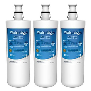 Waterdrop 3US-AF01 Under Sink Water Filter, Replacement for Standard Filtrete® 3US-AF01, 3US-AS01, Aqua-Pure AP Easy C-CS-FF, WHCF-SRC, WHCF-SUFC, WHCF-SUF, NSF/ANSI 42 Certified, Pack of 3