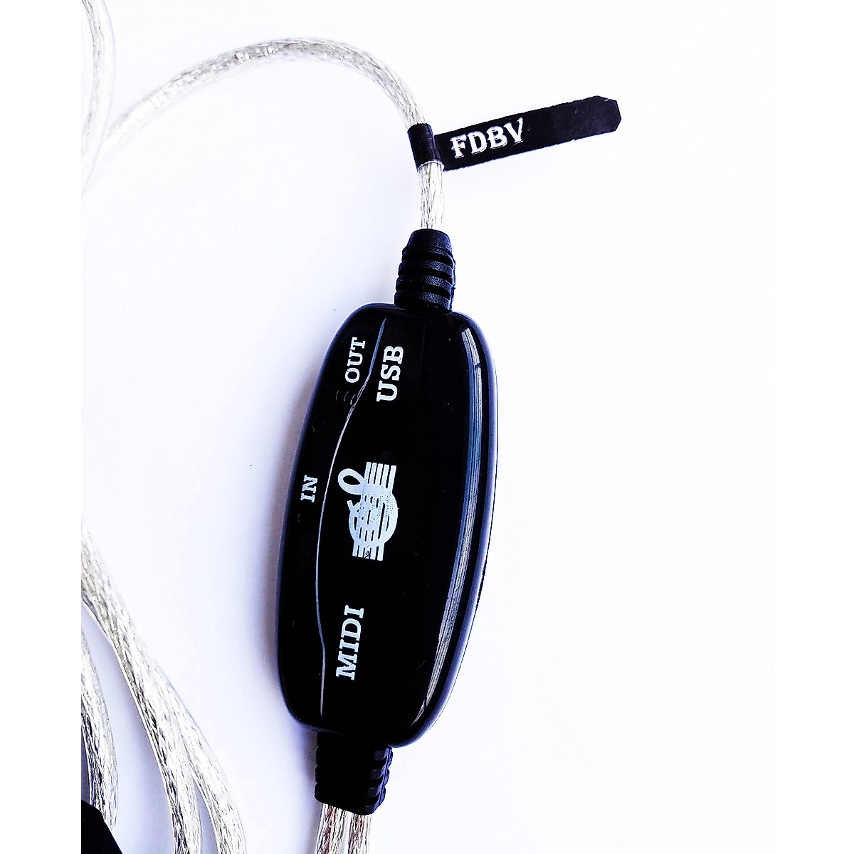 FDBV USB in-Out MIDI Interface Cable Converter to PC Music Keyboard Adapter Cord