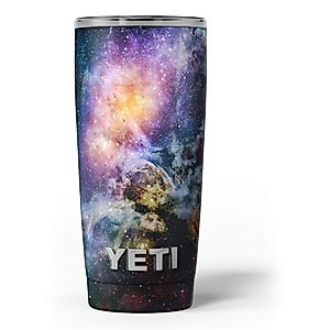 Design Skinz Rust and Bright Neon Colored Stary Sky - Skin Decal Vinyl Wrap Kit Compatible with The Yeti Rambler Cooler Tumbler Cups