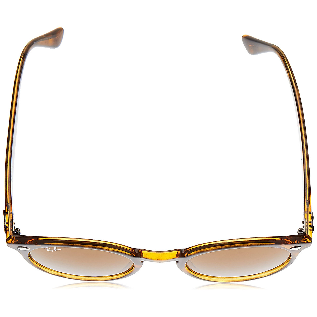 Ray-Ban RB2180 Round Sunglasses, Light Havana/Dark Brown, 51 mm