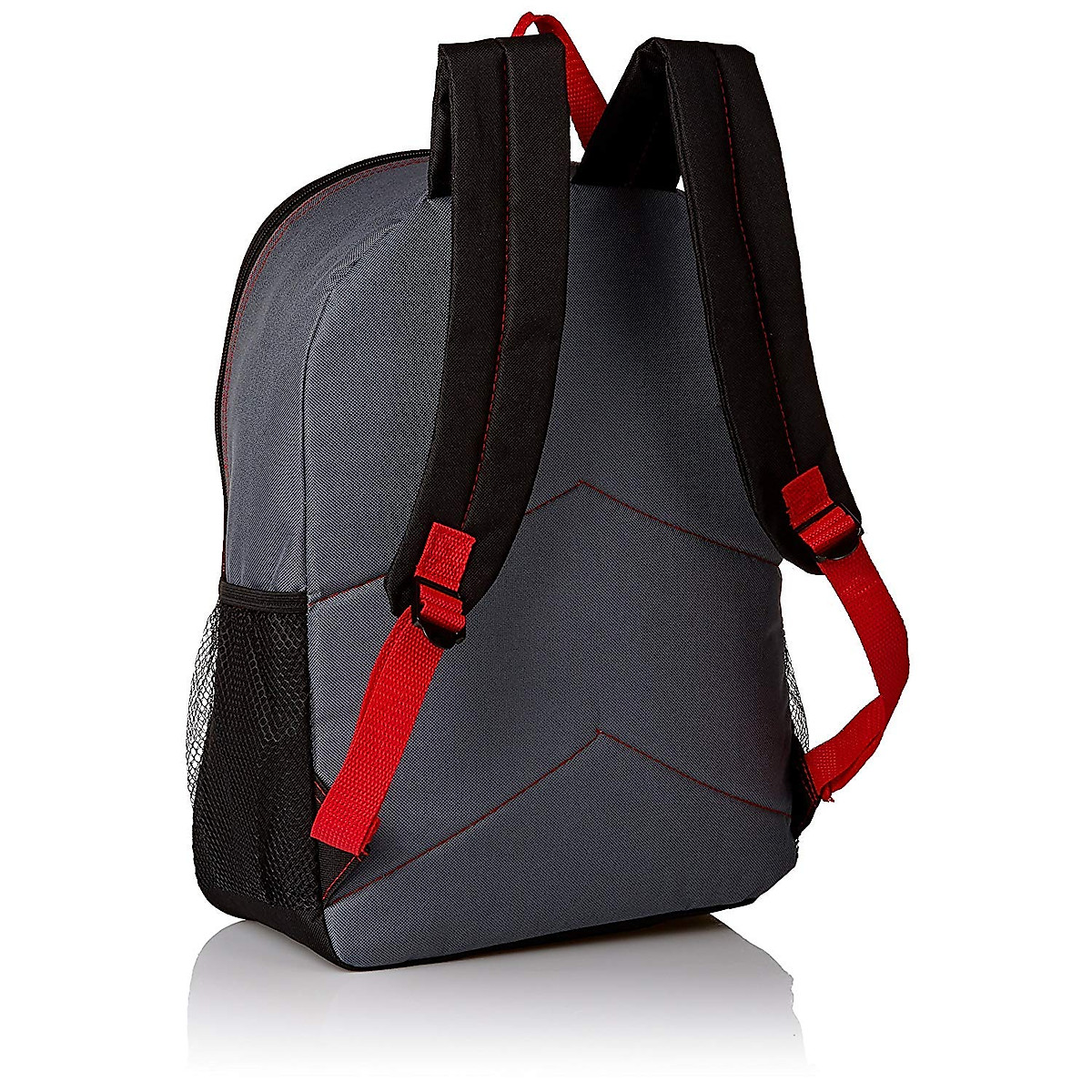 Warner Brothers Boys' Batman Vs. Superman Backpack Bundle, GREY/BLACK, 16" X 12" X 5"