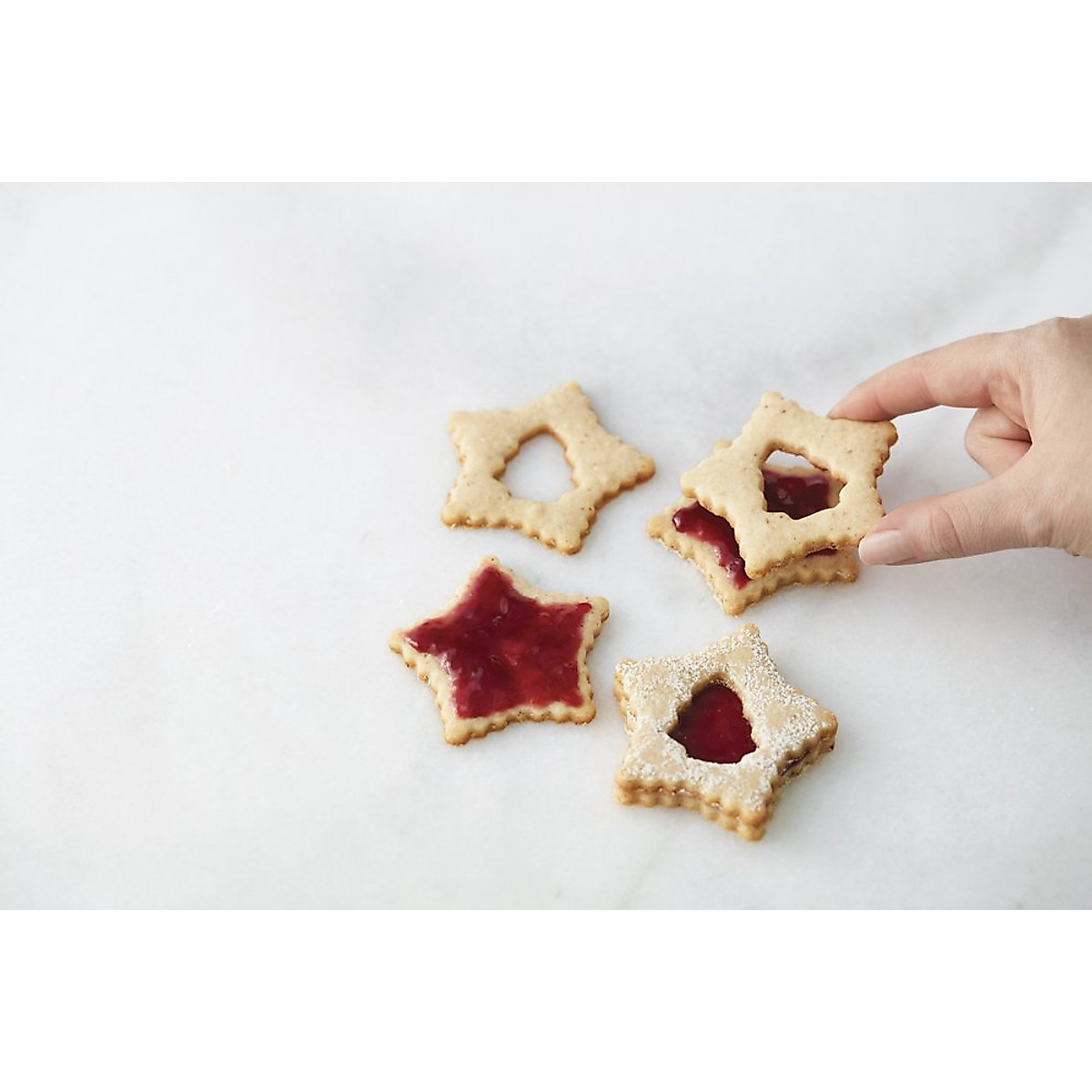 Wilton Linzer Cookie Cutter Set, 7-Piece