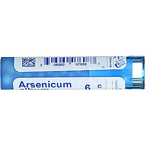 Boiron Arsenicum Album, 6C Pellets, 80 Count Tube, Homeopathic Medicine for Food Poisoning