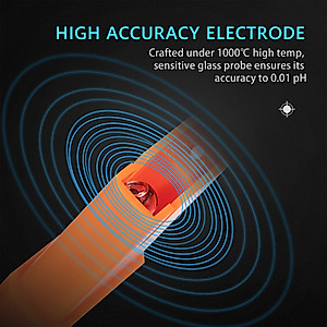VIVOSUN PH Meter Digital PH Tester Pen, Orange and TDS Tester 3-in-1 TDS EC & Temperature Meter Ultrahigh Accuracy Digital Water Quality TDS Tester (Blue)