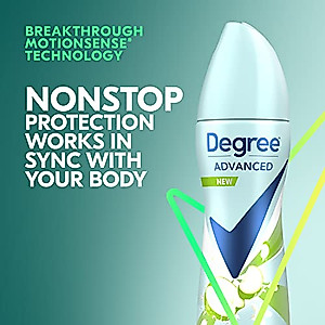 Degree Antiperspirant Spray Deodorant for Women Apple & Gardenia 72-Hour Protection, 3.8 Ounce (Pack of 3)