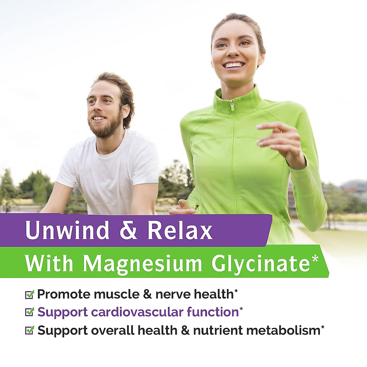 Innate Vitality Magnesium Glycinate 500mg | 70mg Elemental Magnesium Supplement- High Absorption, Non Buffered, Non-GMO & No Gluten - Nerve, Muscle, Bone Health - 120 Vegan Capsules Magnesio