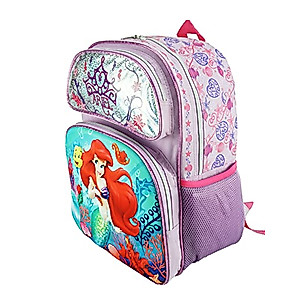 Ruz The Little Mermaid Ariel Large 3-D EVA Molded Backpack