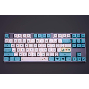 ONECAP 128 XDAS keycaps Dye-Sublimated Keycap for MX Switch Keyboards for Wired USB Mechanical Gaming Keyboard