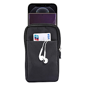 Scanner Holster Carrying Case Pouch for Zebra TC77, TC75, TC75x, TC72, TC70, TC70x, TC57, TC56, TC52, TC51, TC26, TC25, TC21, TC20, Handheld Barcode Touch Mobile Computer Holder Bag with Belt Loop