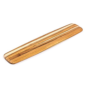 Teak Cutting Board - Rectangle Serving Platter With Rounded Edges (22.5 x 5 x .55 in.) - By Teakhaus